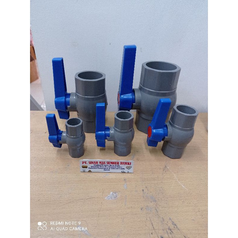 Jual Ball Valve PVC 06 Merk FRAP ukuran 1 inch | Shopee Indonesia