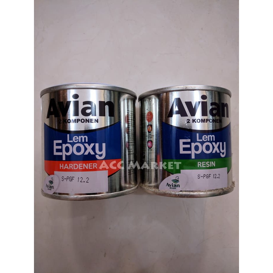 Jual Lem Epoxy Avian 340 Gram E Poxy Kayu Besi Logam Kaca Logam Glass ...