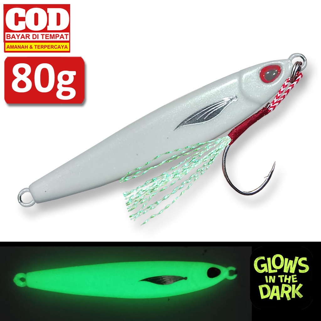 Jual Metal Jig Full GID Model Gomame Body S Termasuk Mata Kail Untuk ...