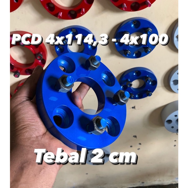 Jual Adaptor velg mobil 4x114,3 ke 4x100 Tebal 2 cm | Shopee Indonesia
