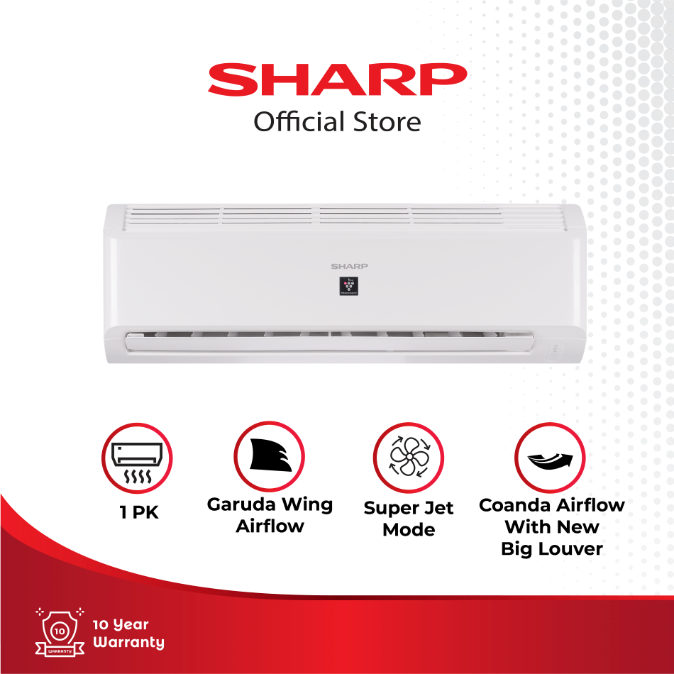 Jual Sharp AC with Plasmacluster BMY Series 1 PK: AH-AP9BMY | Shopee ...