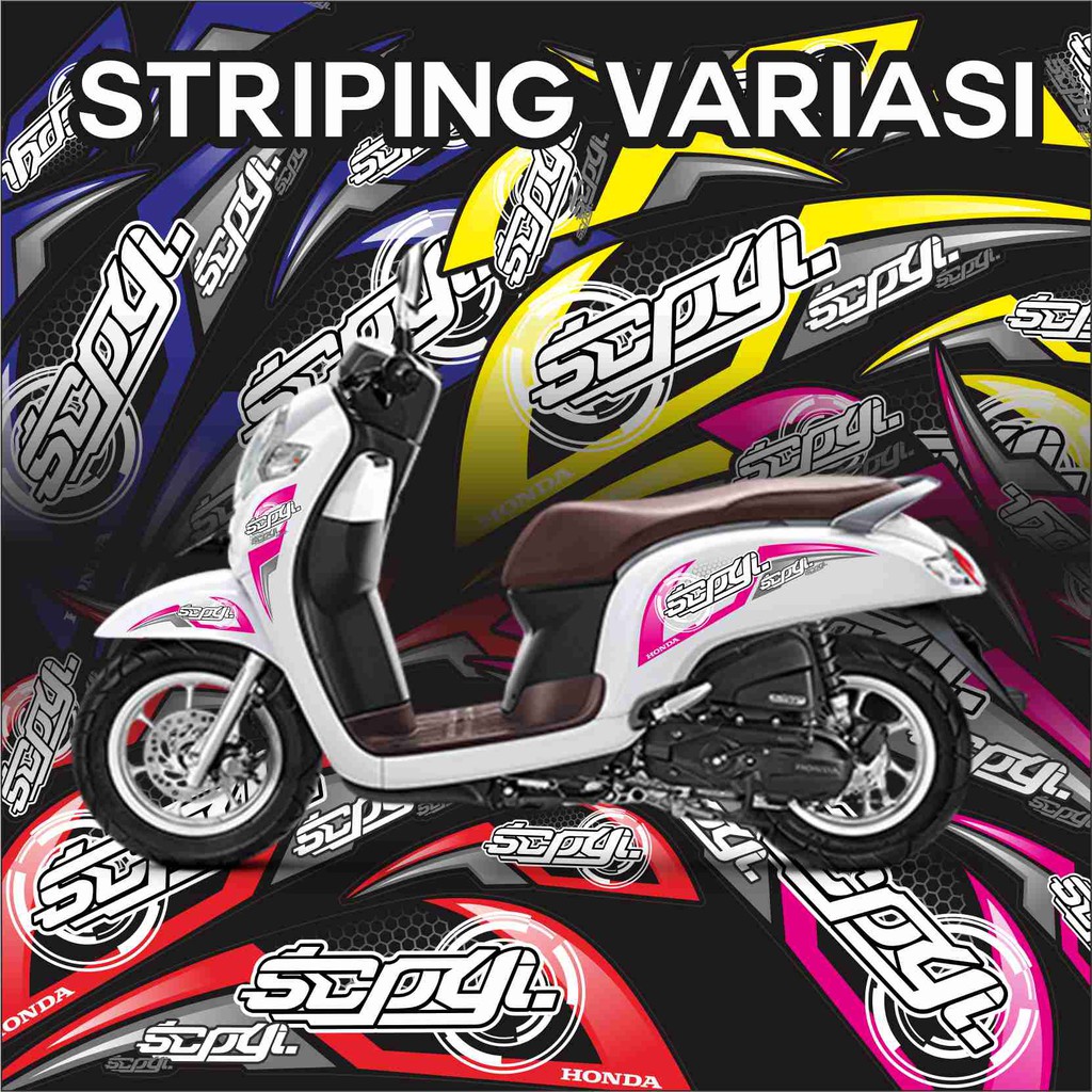 Jual VARIASI STRIPING SCOOPY LIZ HD VARIASI STRIPING MOTOR HONDA SCOOPY ...