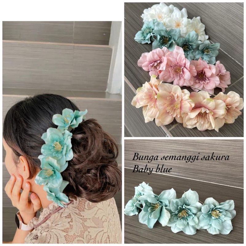 Jual Bunga Semanggi Untuk Rambut Rias Bali /bunga hiasan rambut murah ...
