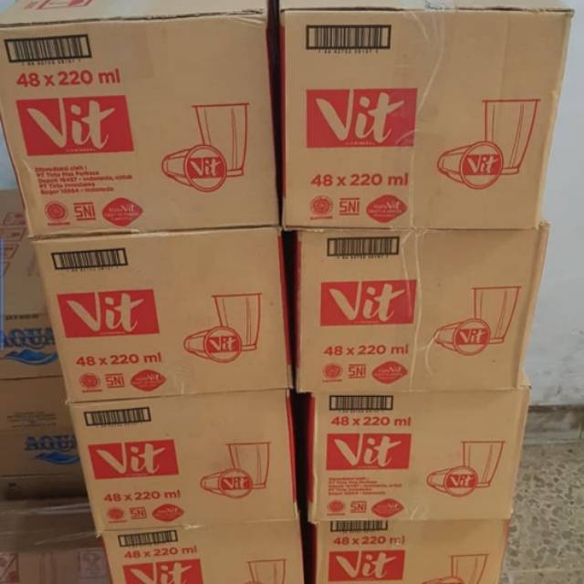 Jual Vit : 220ml - 48 Gelas / 330ml - 24 Botol / 550ml - 24 Botol ...