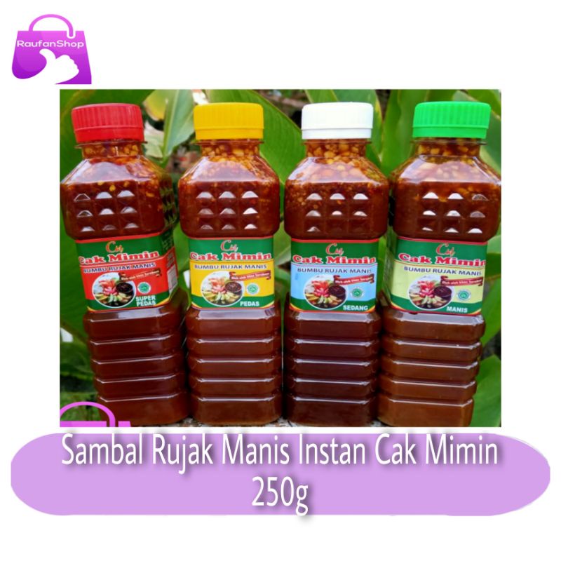 Jual Sambal Bumbu Rujak Manis/Rujak Buah Cak Mimin 200g | Shopee Indonesia