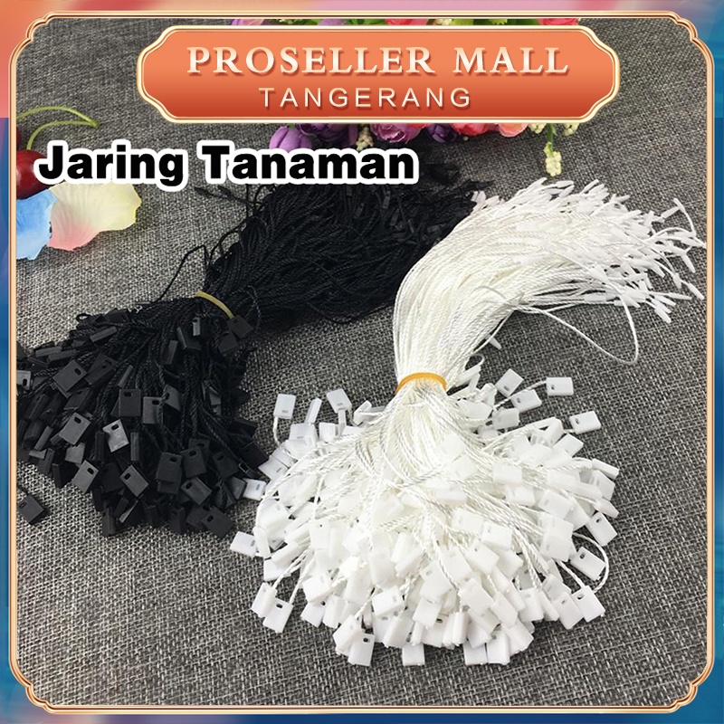 Jual 【1000pcs】 Tali Hangtag Tali Hang Tag Label Baju Tali Hantag Hitam ...