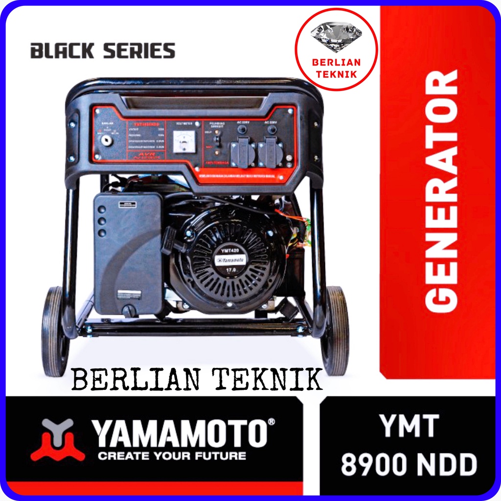 Jual Gasoline Generator Genset Bensin Yamamoto YMT 8900 NDD / 5500 Watt ...