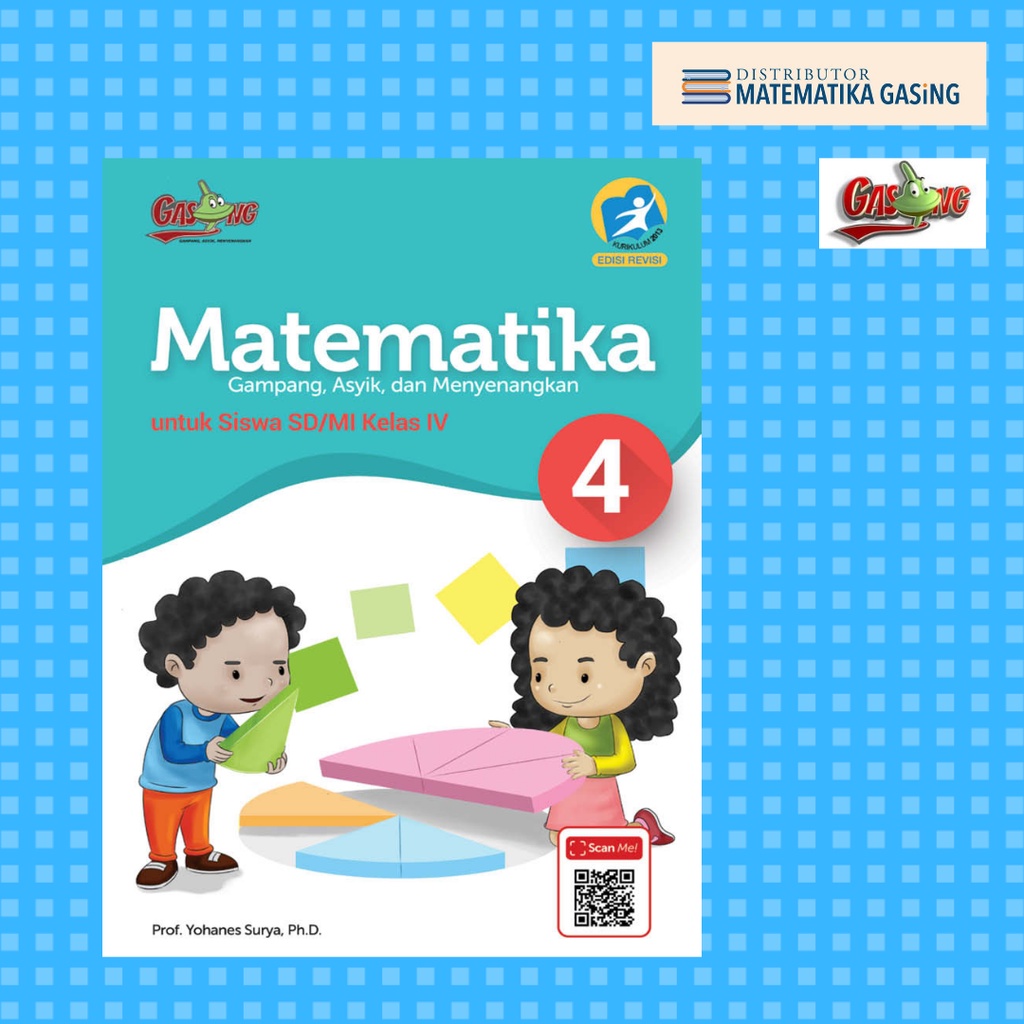 Jual Buku Matematika GASING SD K13 Kelas 4 Karangan Prof. Yohanes Surya ...