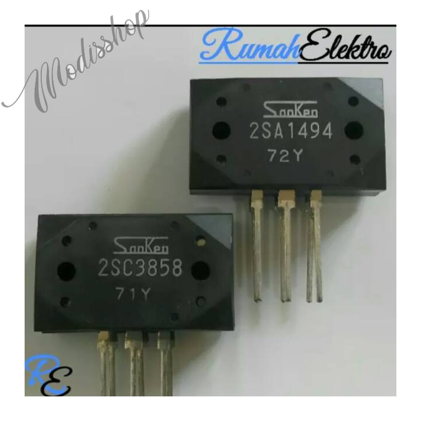 Jual TRANSISTOR SANKEN 2SC3858 DAN 2SA1494 ORI | Shopee Indonesia