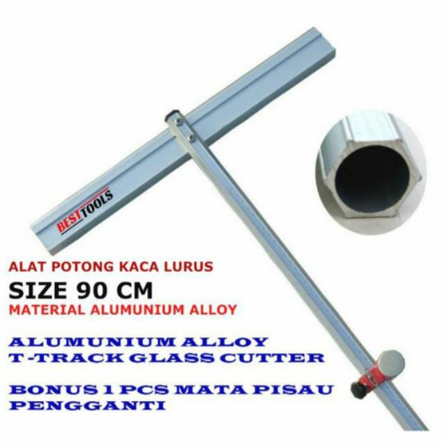 Jual Straight Glass Cutter T / Pemotong Kaca Lurus / T Glass Cutter ...