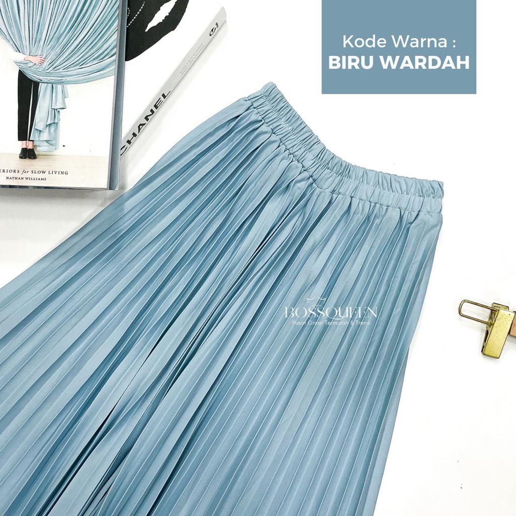 Jual Rok Plisket Panjang 100 cm [ SPECIAL EDITION ] / Pleated Skirt / Rok Rempel Besar / Rok ...