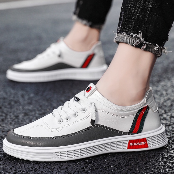 Jual Sepatu Sneaker Pria - Sneaker Pria simple dan elegan sepatu Running Shoes - Sepatu Kasual ...