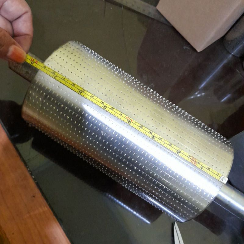Jual roll parut kelapa ukuran 4 in as 25 panjang 19 cm ketrik manual ...