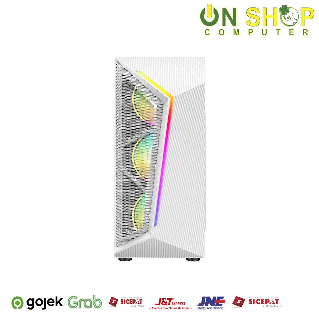 Jual Alseye PC Casing Gaming Case A4 PUTIH | Shopee Indonesia