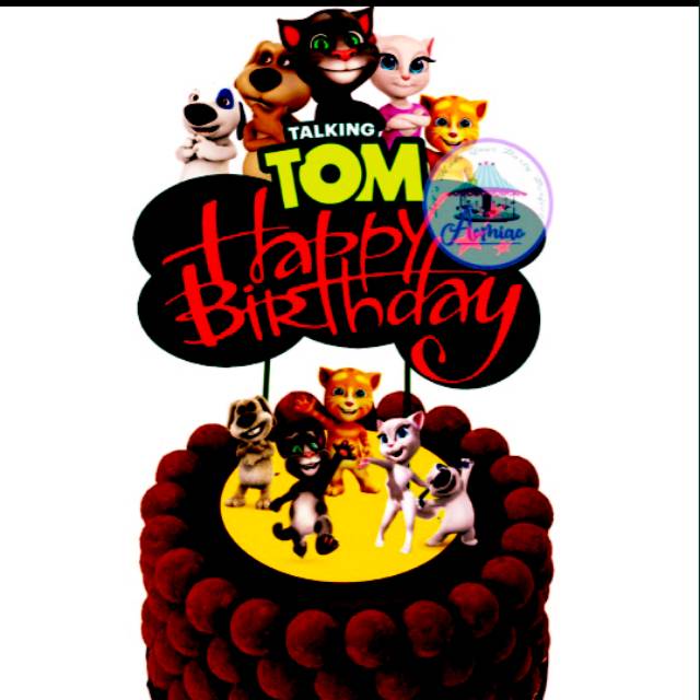 Jual Talking tom cake topper | Shopee Indonesia