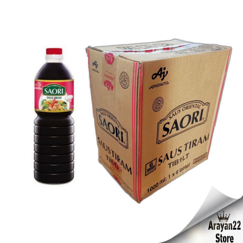 Jual SAORI Saus Tiram 1 Liter Satu Karton Isi 6 Botol | Shopee Indonesia