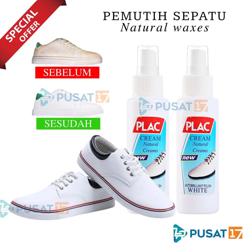 Jual PUSAT17 SPRAY PEMUTIH SEPATU AJAIB / SPRAY PEMBERSIH SEPATU 100ML ...
