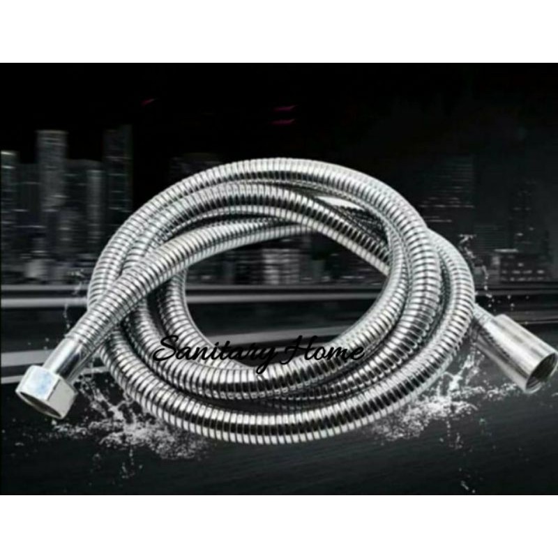 Jual Selang Shower Fleksibel 200cm Stainless / Selang Air Hand shower ...