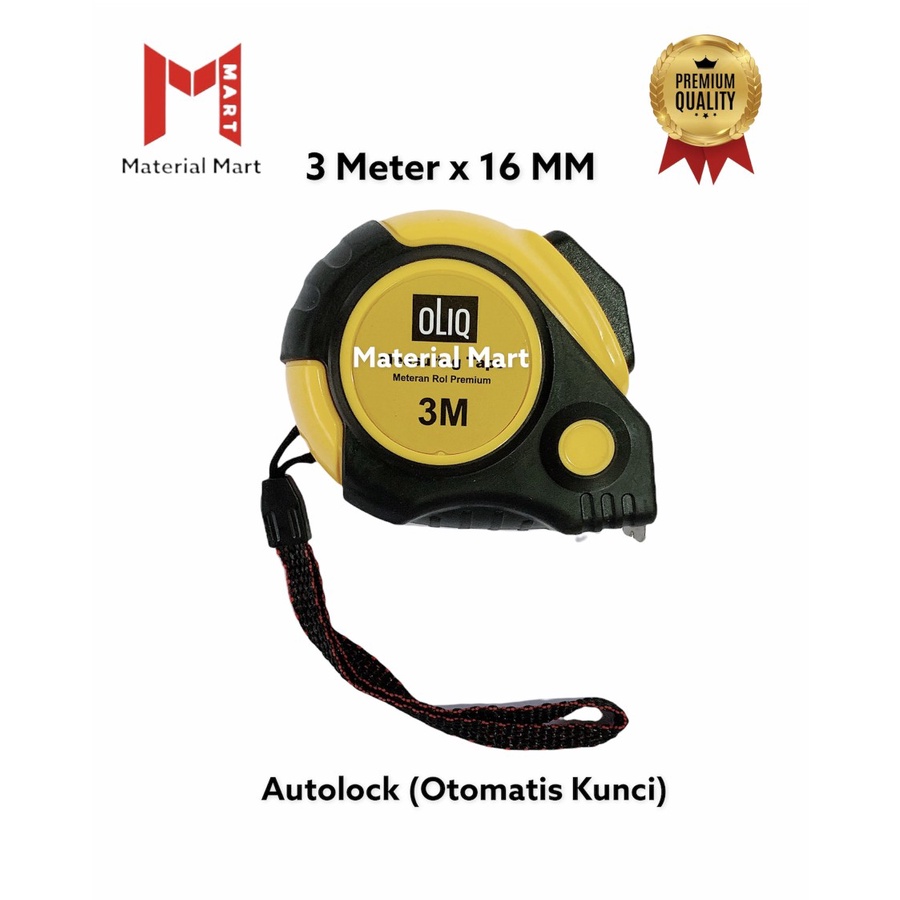 Jual Meteran 3 Meter Autolock | Alat Ukur Meter 3M Otomatis | Pengukur ...