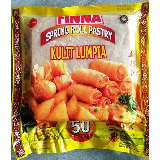 Jual Finna Spring Roll Skin 50 lembar 125 x 125 (Kulit Lumpia) 250GR ...