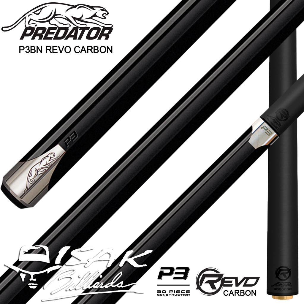 Jual Predator P3BW Revo - Carbon Shaft Uniloc low Deflection Billiard ...