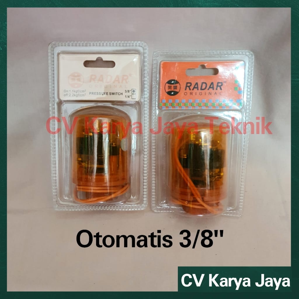 Jual Otomatis Pompa Air 3/8" Radar / Automatic Pressure Switch | Shopee ...