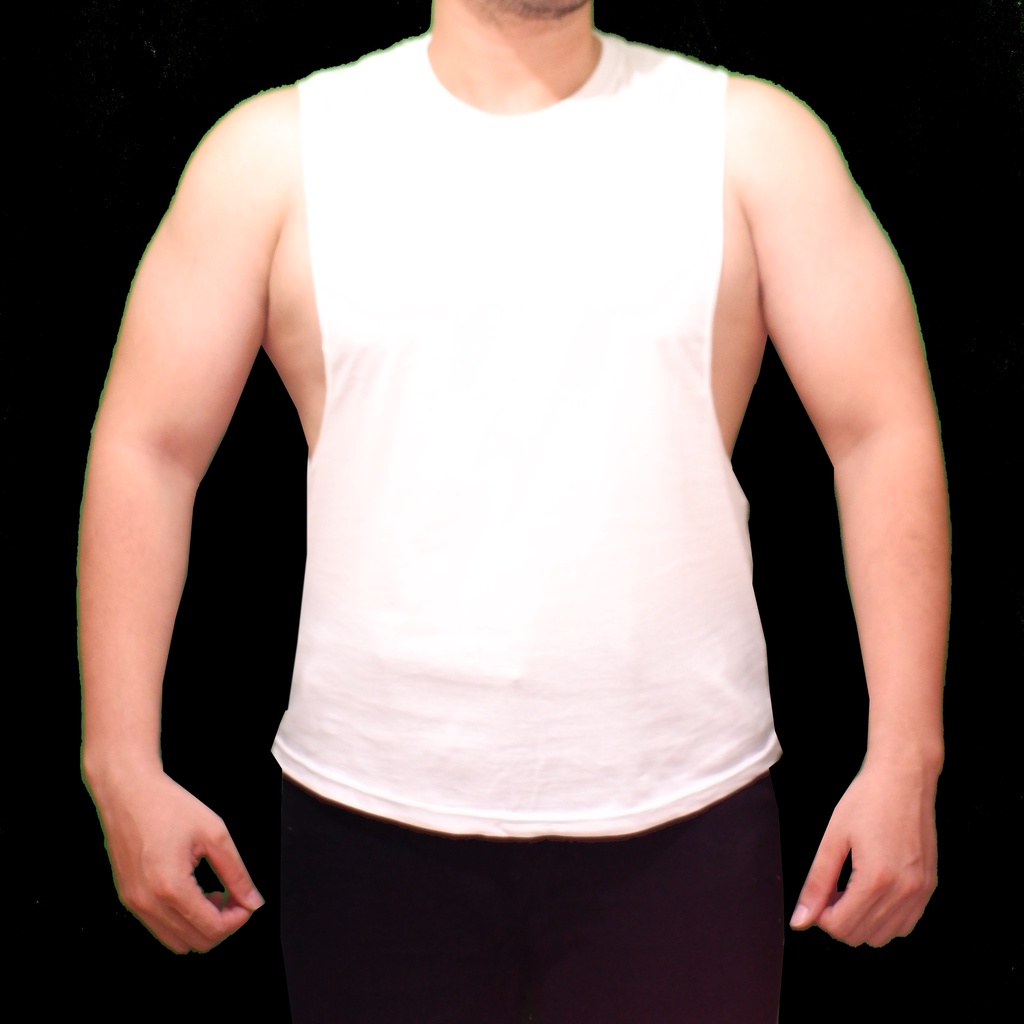 Jual Singlet Tangtop Lowcut Putih Polos Combed | Shopee Indonesia