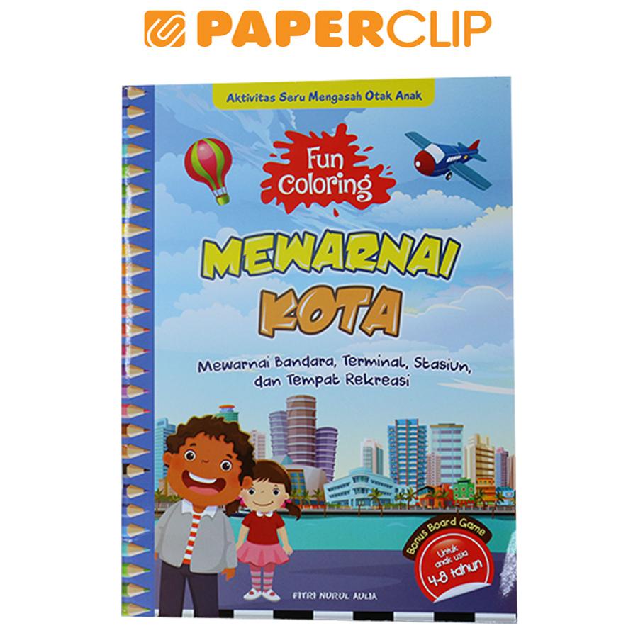 Jual BUKU FUN COLORING : MEWARNAI KOTA | Shopee Indonesia
