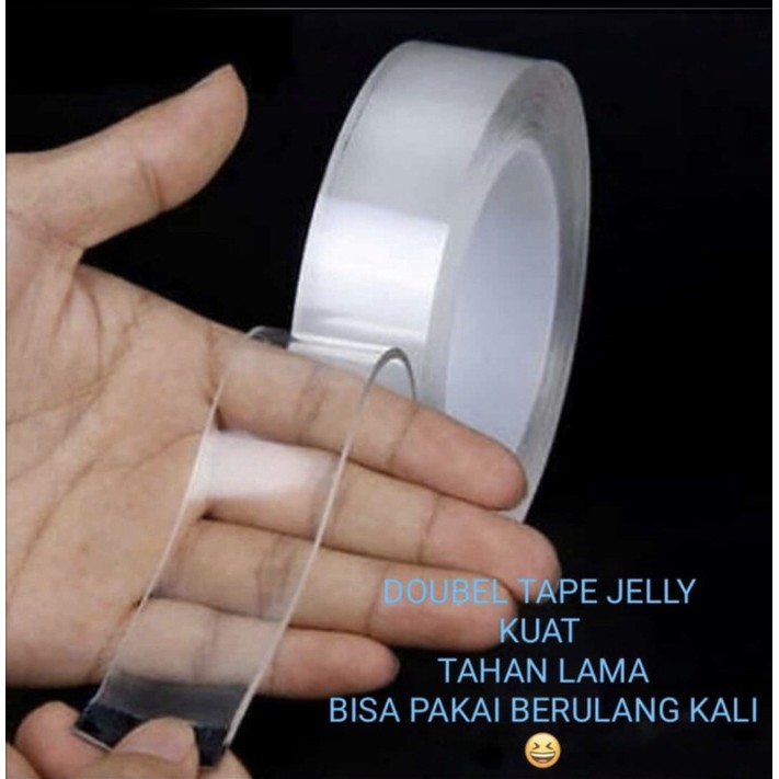 Jual Lem double tape doubel dabel dobel tip lem magic bening serbaguna ...