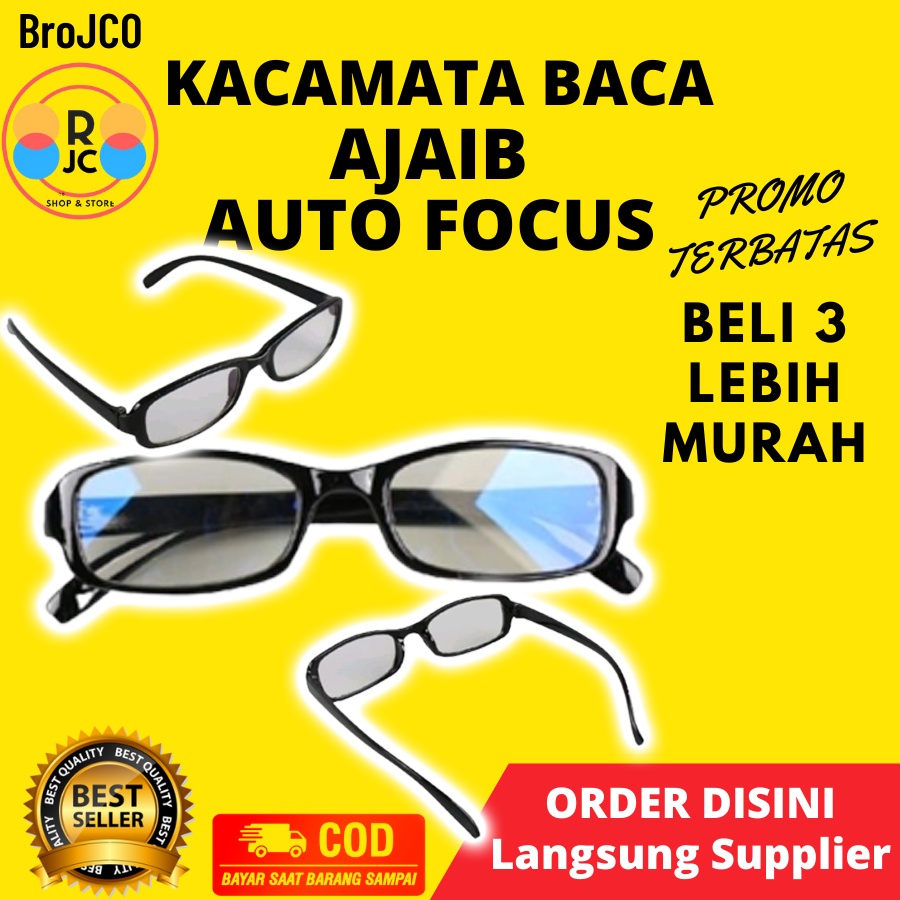 Jual Kacamata Kaca Mata Baca Bifocal Plus Flex Auto Focus Optik Adjust ...