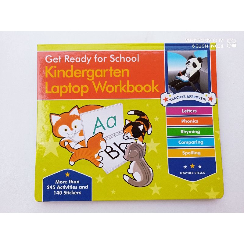 Jual Get Ready for School Kindergarten Laptop Workbook (activities ...