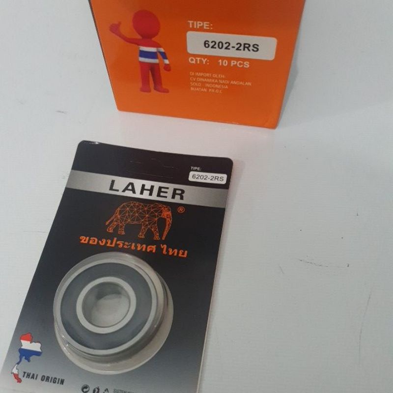 Jual LAHAR LAHER MOTOR UKURAN 6202 2RS THAI ORIGIN ASLI | Shopee Indonesia