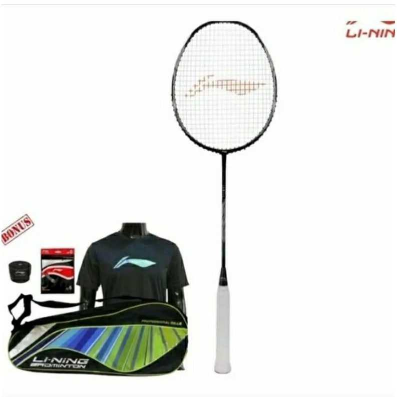 Jual RAKET BADMINTON LI-NING IGNITE 7 BLACK SILVER ORIGINAL BULUTANGKIS ...