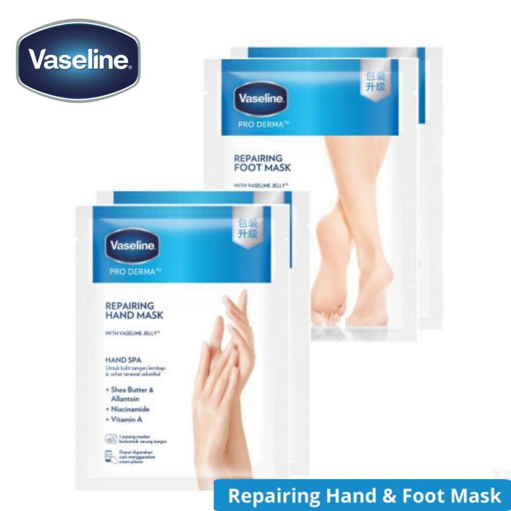 Jual Vaseline Hand Mask/ Foot Mask/Hand Cream Anti Bacterial | Shopee ...