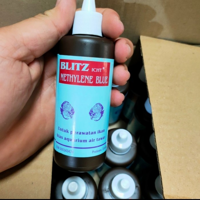 Jual Blitz Icht Methylene Blue Obat Jamur 100 ML | Shopee Indonesia