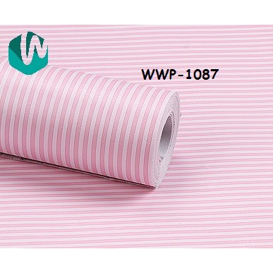 Jual Wallpaper Sticker WWP-1087 LINE PINK MINIMALIS | Shopee Indonesia