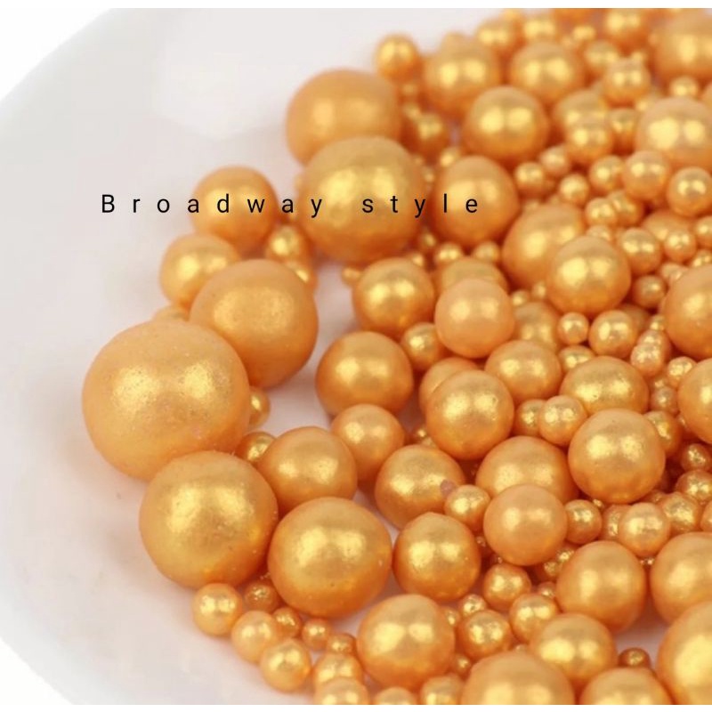 Jual Sprinkle Kue Mutiara Confetti Cake Pearl Hiasan Edible Topper ...