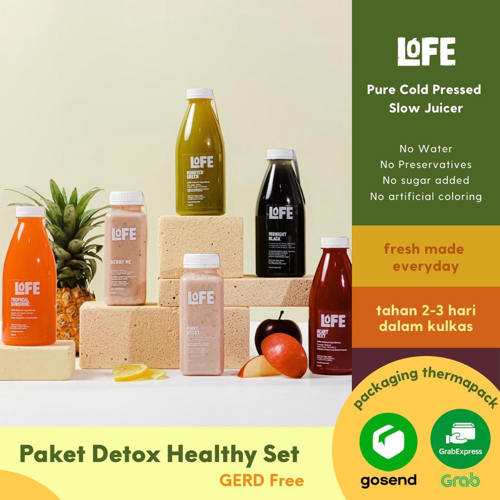 Jual Jus Kesehatan Jus Diet Juice Sehat Cold Pressed Juice Paket Detox ...