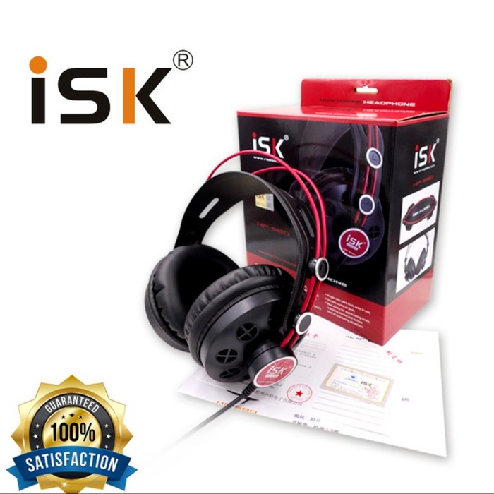 Jual Headphone ISK Studio Flat HP 580 Hi Resolution ISK Original Headphone | Shopee Indonesia