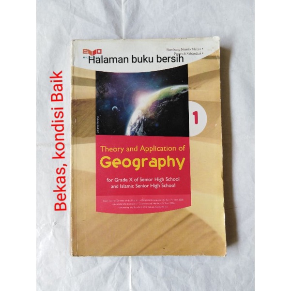 Jual Buku Geografi sma kelas X 1 Bilingual Geography Evo Tiga Serangkai | Shopee Indonesia