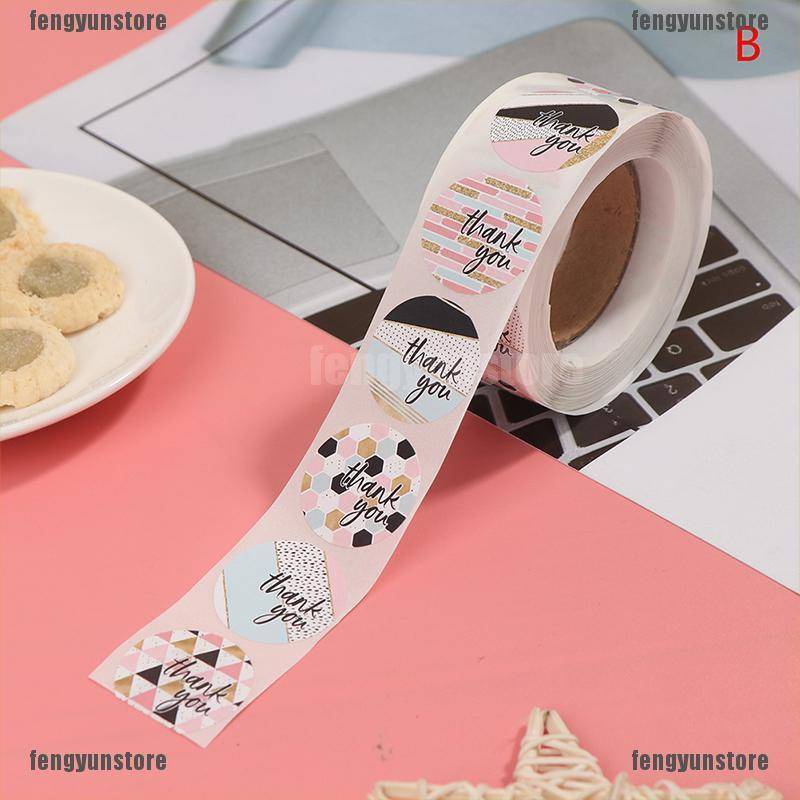 Jual Stiker Thank You/ Sticker Label Kue/ Sticker Amplop/ Sticker ...