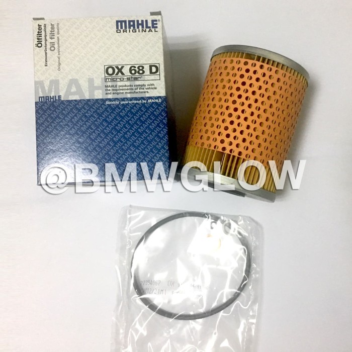 Jual OIL FILTER FILTER OLI BMW M50 E36 320 M50 E34 MAHLE OX 68 D OX68 ...