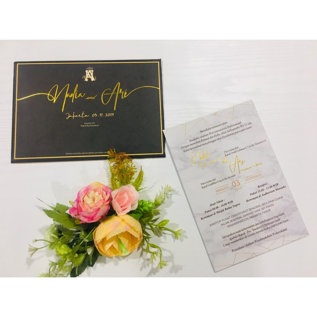 Jual Undangan Pernikahan Hard Cover Landscape | Shopee Indonesia