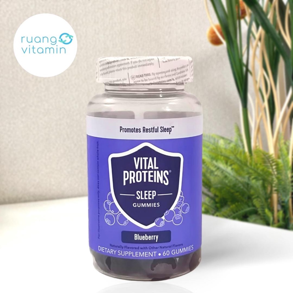 Jual VITAL PROTEINS Sleep Gummies Rasa Blueberry (60 Gummies) | Shopee ...