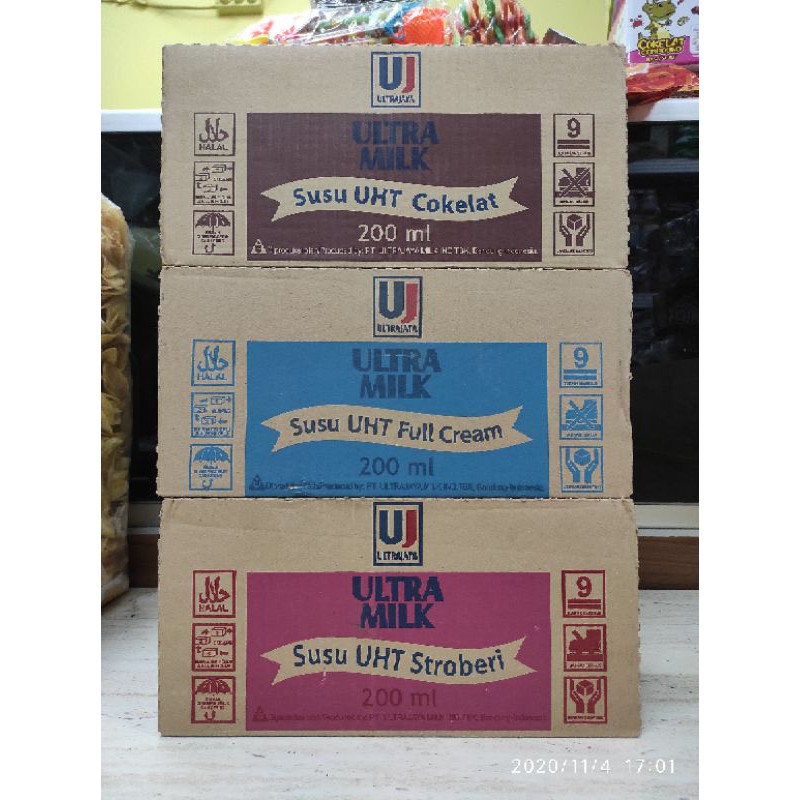 Jual Susu Ultra 200 ml (1 dus isi 24 pcs) | Shopee Indonesia