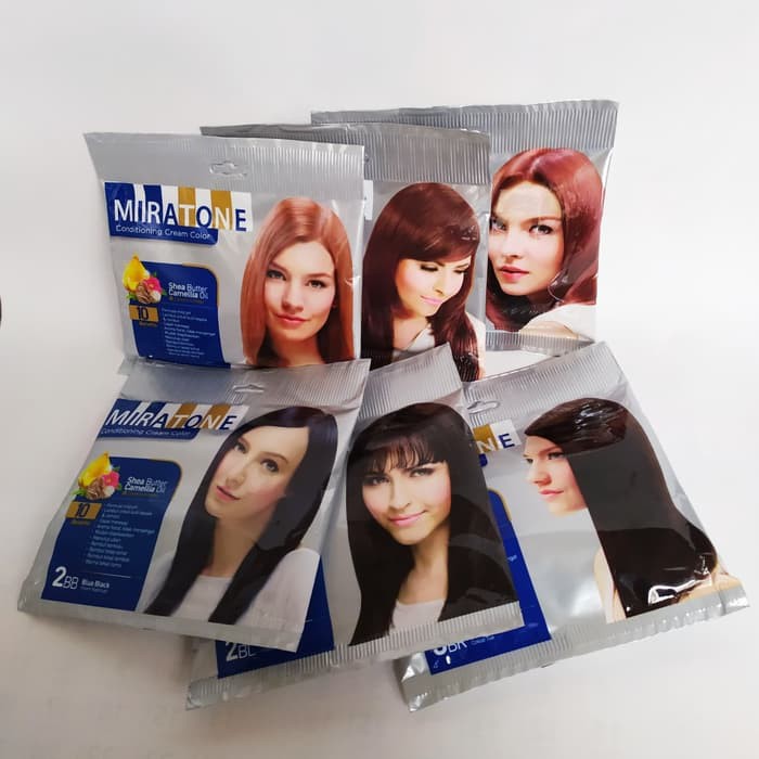 Jual MIRATONE HAIR COLOR SACHET (40ML) | Shopee Indonesia