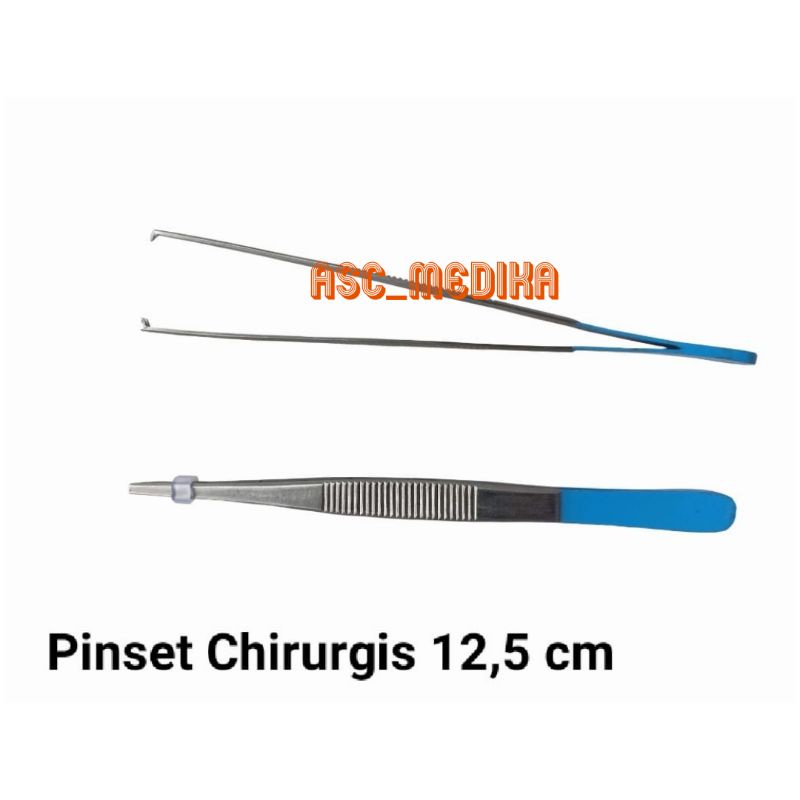 Jual Pinset Chirurgis Cirurgis Cirugis Sirugis Stainless steel 12,5cm ...