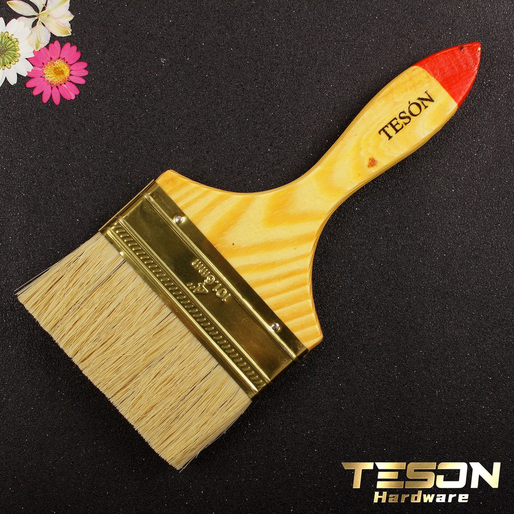 Jual Kuas Cat 4 inch Merk Teson / Kuas Cat Kayu Murah /Alat Cat Kuas ...