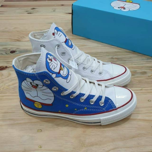 Jual SEPATU CONVERSE 70S x DORAEMON PREMIUM | Shopee Indonesia