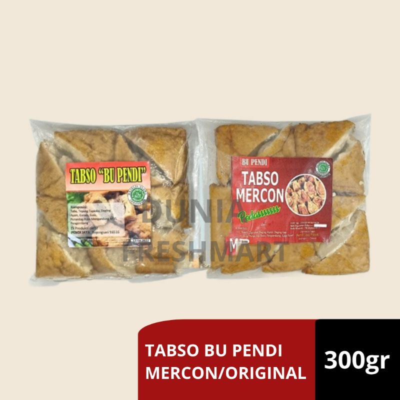 Jual TABSO BU PENDI TAHU BAKSO GORENG SEGITIGA ISI 10 300GRAM TAHU ...